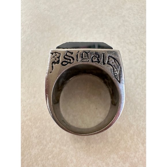 David Sigal | Accessories | David Sigal Etched Serpents Snakes Silver ...